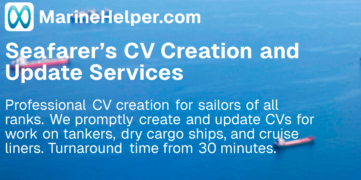 Sailor CV Creation and Update Services | Marine Helper